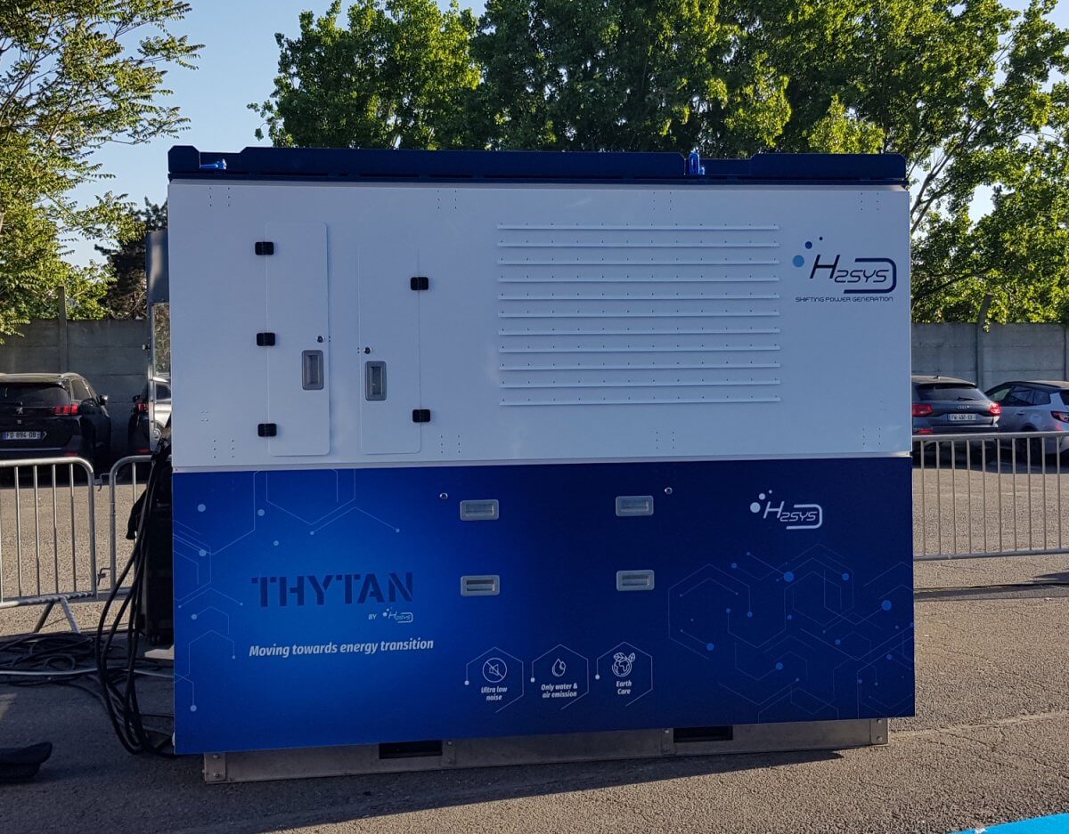 Hydrogen-powered generator sets - H2SYS