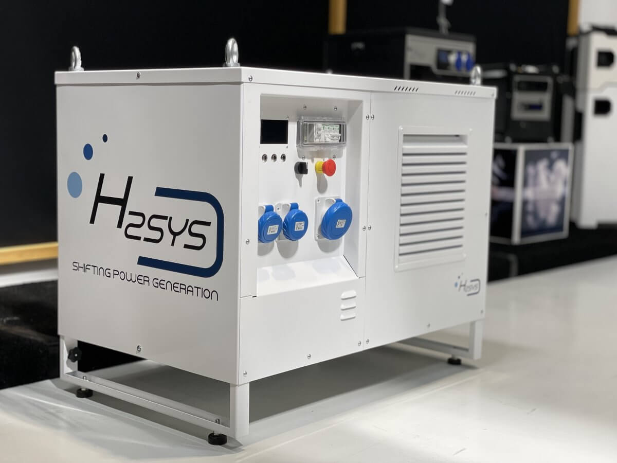 Hydrogen-powered generator sets - H2SYS