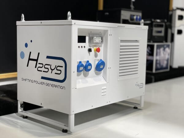 Hydrogen-powered generator sets - H2SYS
